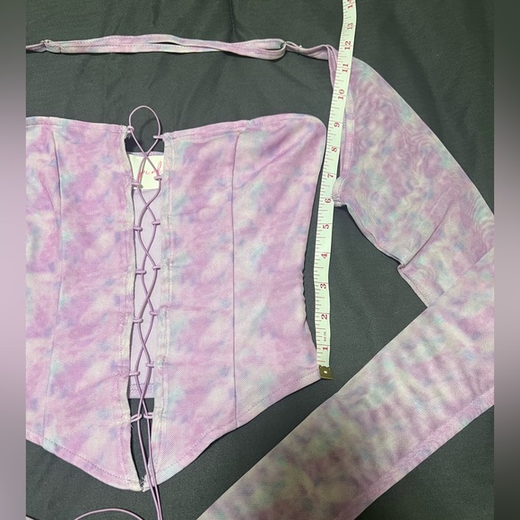 Dolls Kill | Tops | Dolls Kill Mesh Bandeau Crop Top And Shrug Set Size ...